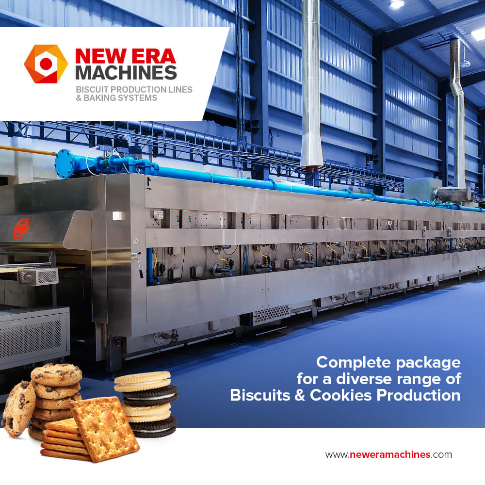 Premier Biscuit & Cookie Production Line Manufacturer - New Era Machines